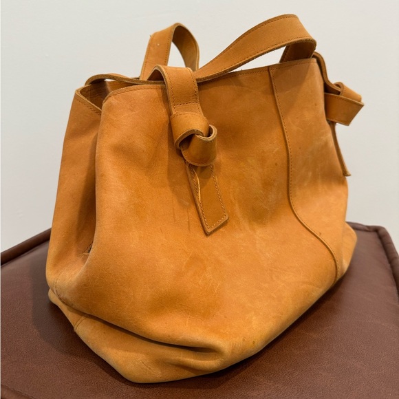 Able | Bags | Genuine Leather Tote Bag | Poshmark